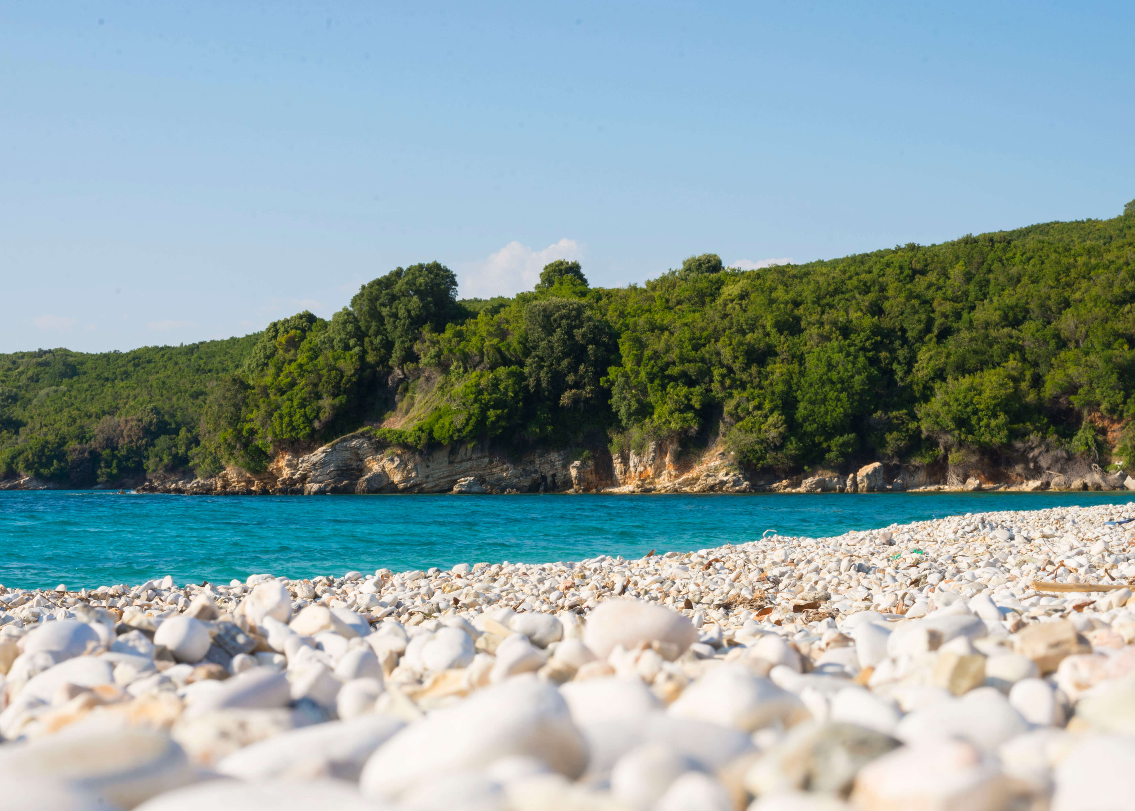 Beaches in Corfu - Paleopetres